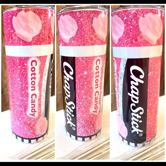 Other | 2oz Tumbler Cotton Candy Chapstick | Poshmark